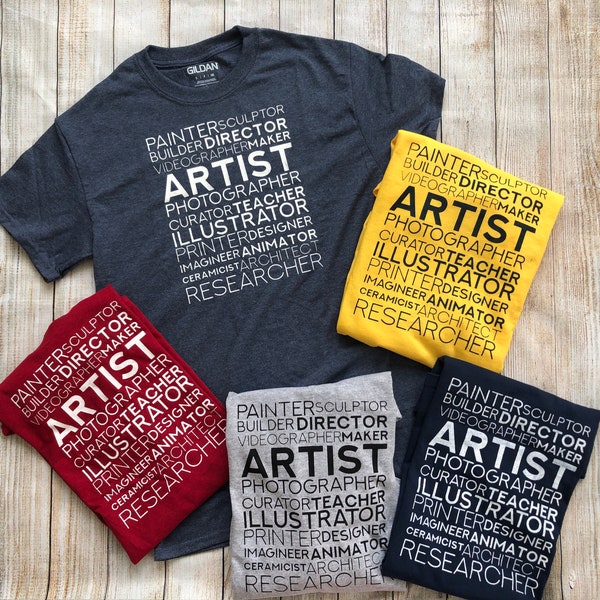 Artist Shirt - Etsy