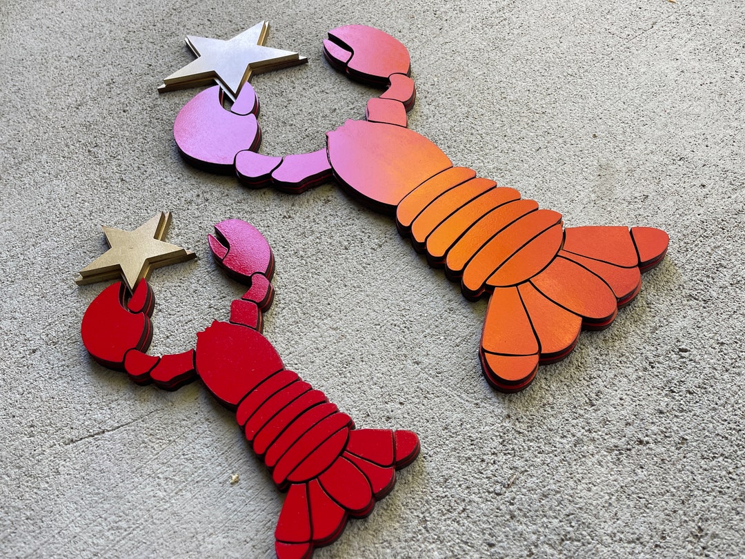 Lobster With Star Tree-topper - Etsy