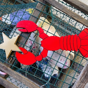 Lobster With Star Tree-topper - Etsy