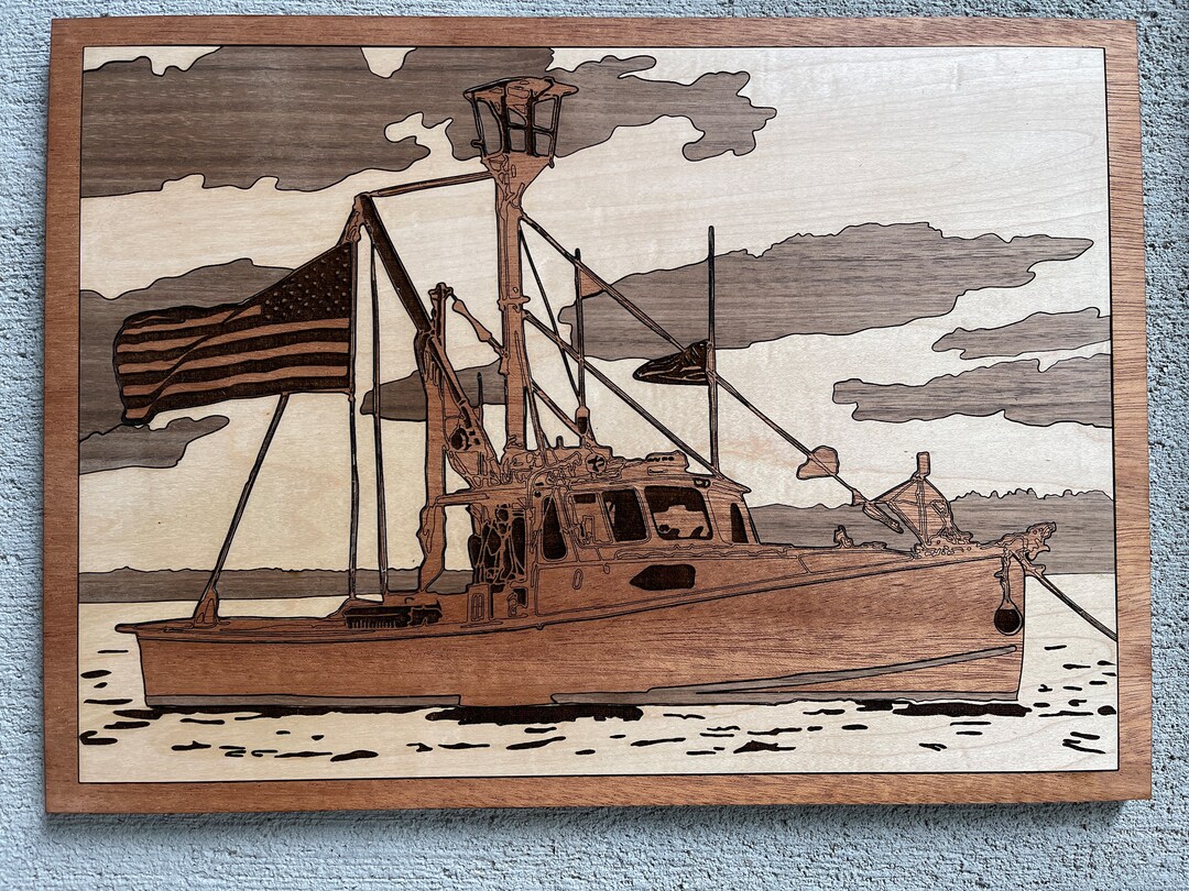 Fishing Boat Art - Etsy