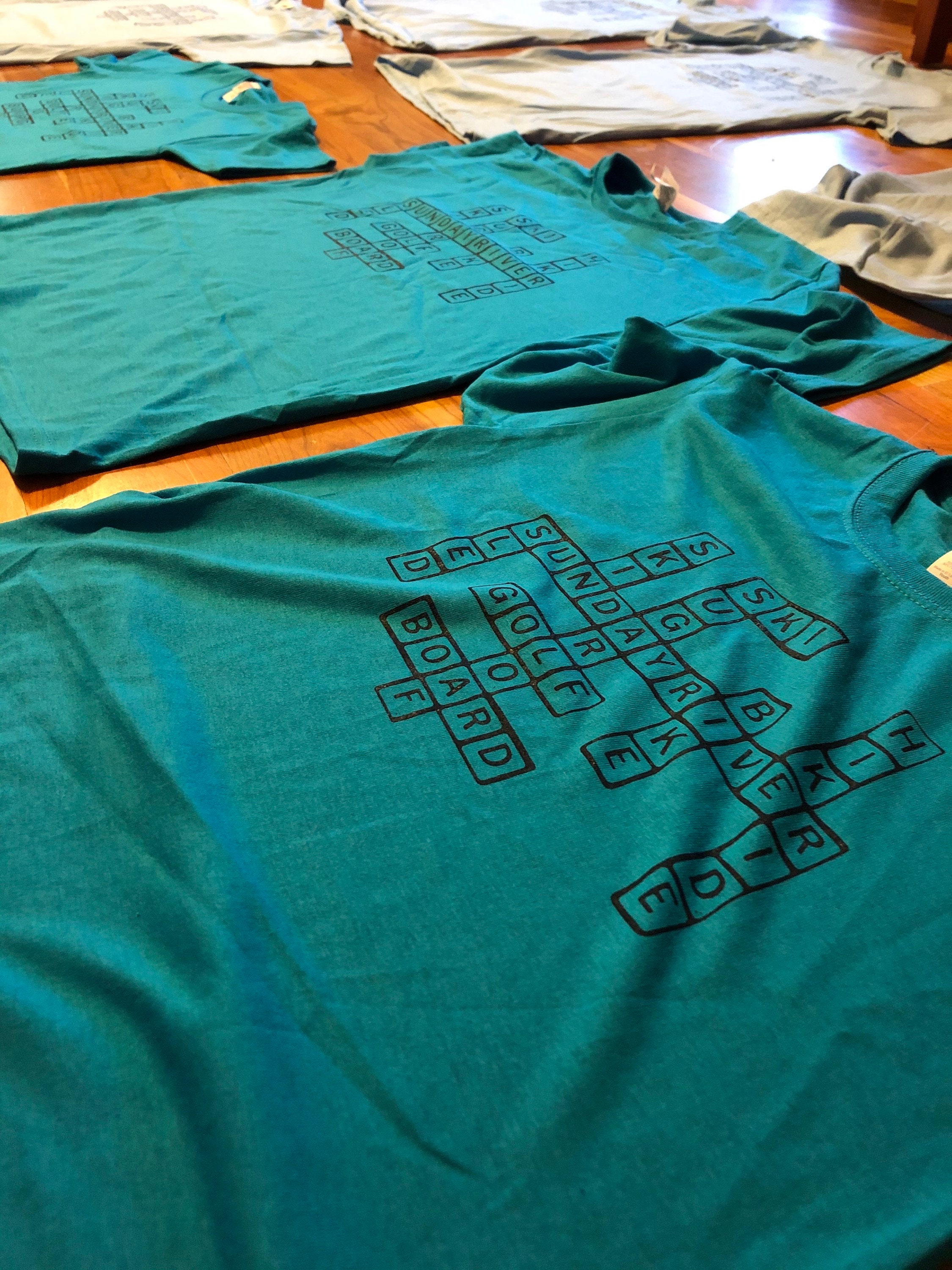 Sugarloaf Mountain Scrabble Shirt/ Sunday River Mountain | Etsy