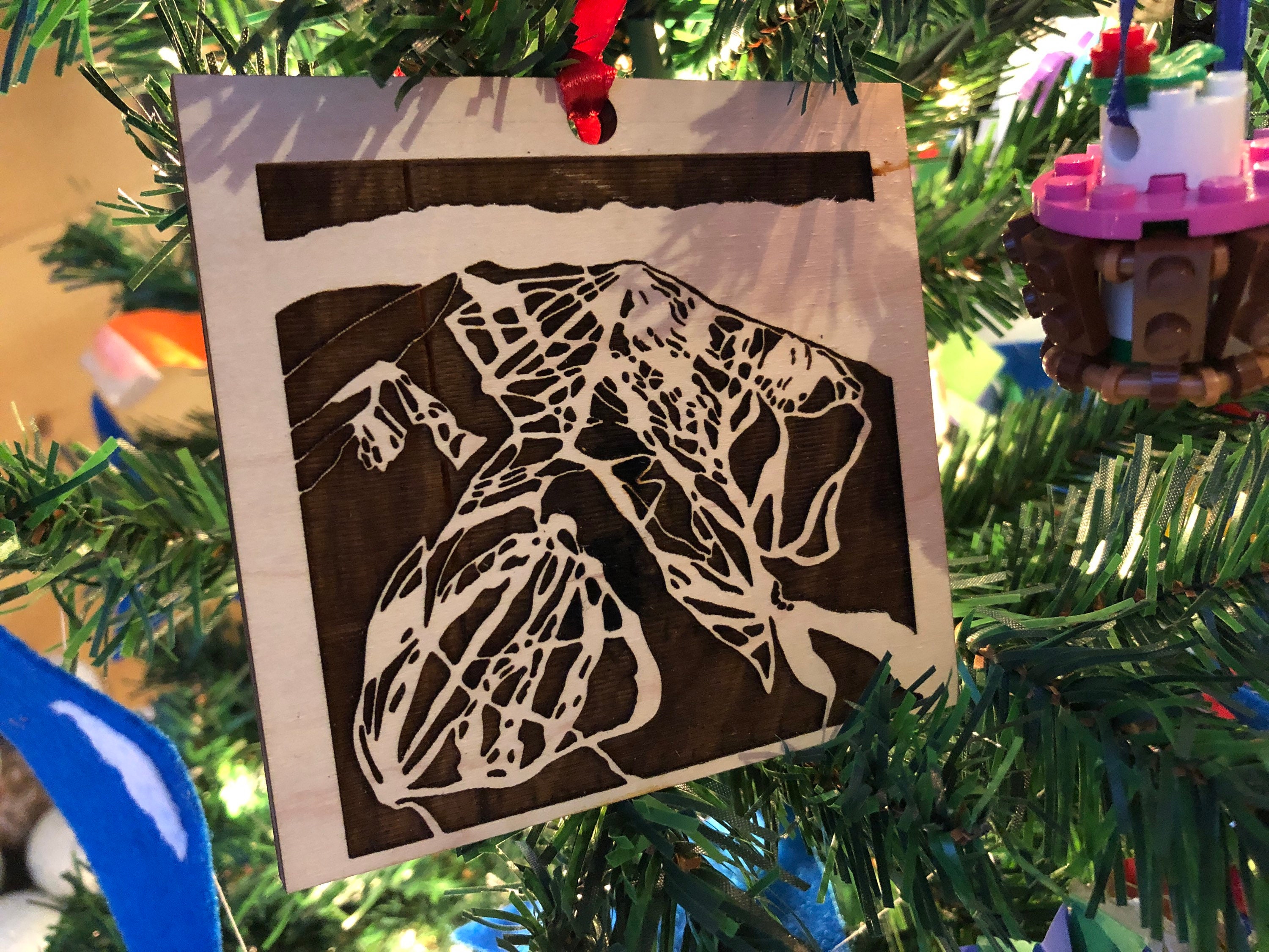 Snowbowl Ski Mountain Wood Art / Snowbowl Missoula / Snowbowl Trail Map ...