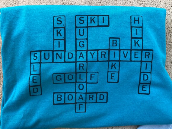 Sugarloaf Mountain Scrabble Shirt/ Sunday River Mountain - Etsy UK
