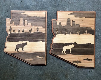 ANY STATE FREE Shipping Arizona Wood Sign Arizona Gifts - Etsy