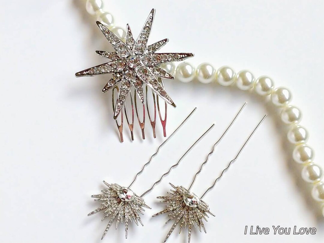 Celestial Hair Accessories-bridal Hair Accessories-wedding Hair Piece ...