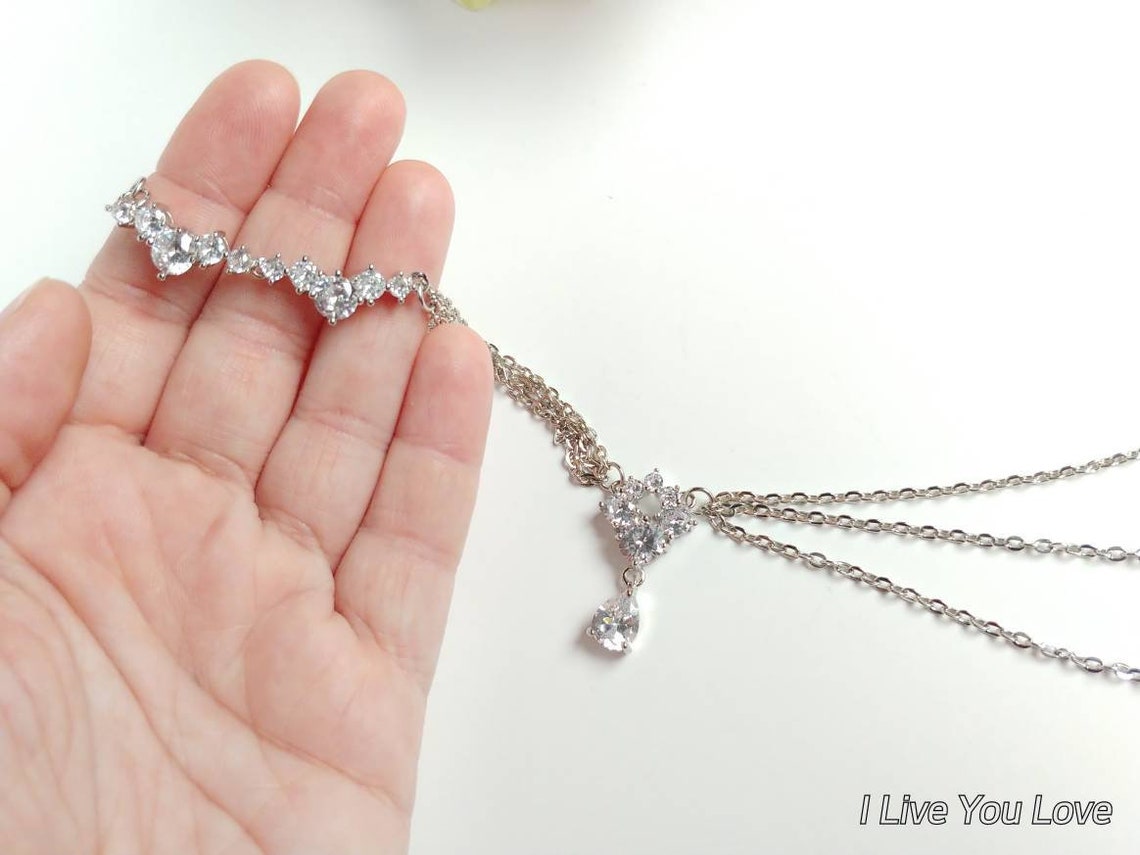 Mouse Ears Hidden Mickey Bridal Hair Chain-Bridal Hair | Etsy