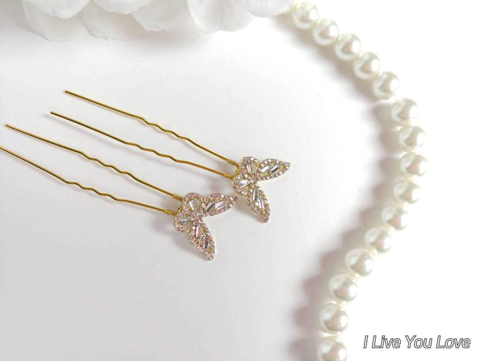 Bridal Hair Pin Set-gold Bridal Hair Accessories-gold Wedding - Etsy