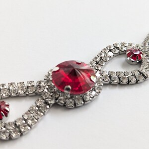 Red Hair Chain-art Deco Hair Accessories-bridal Hair Accessories-red ...