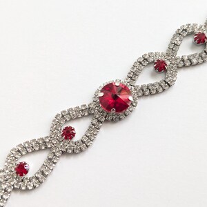 Red Hair Chain-art Deco Hair Accessories-bridal Hair Accessories-red ...