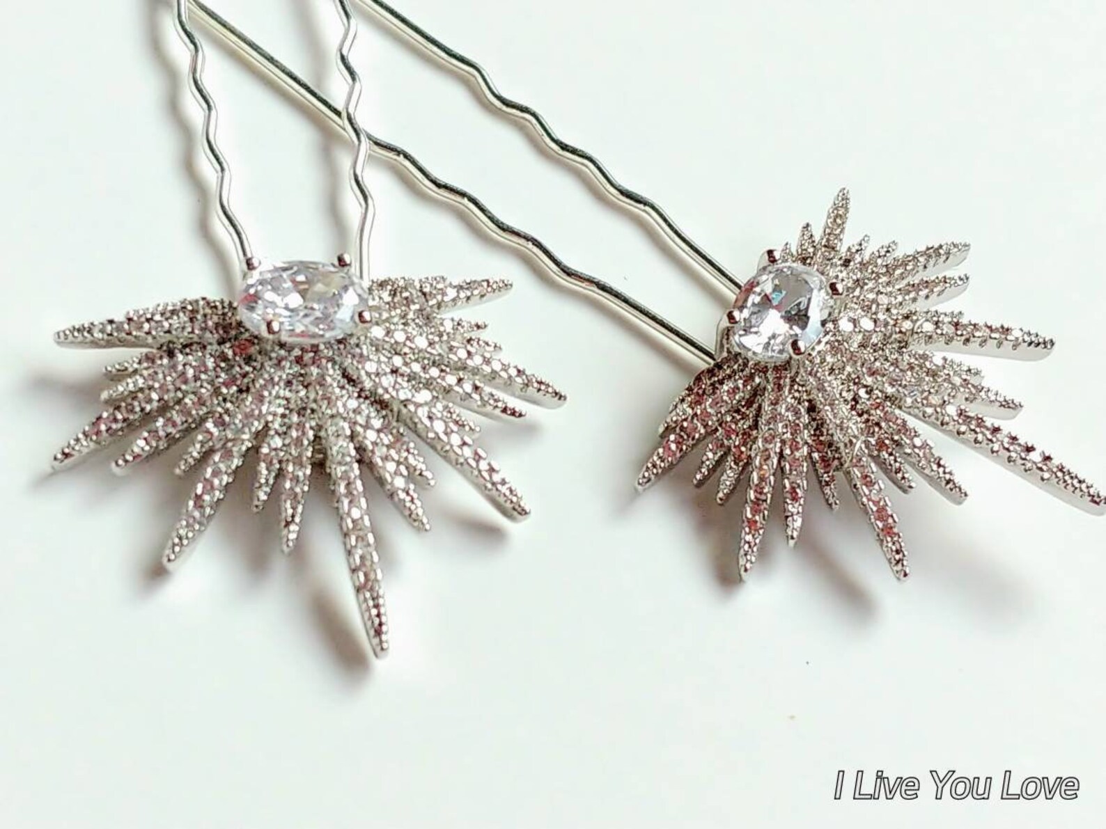 Star Hair Pin-celestial Hair Accessory-star Hair Accessory-bridal Hair ...