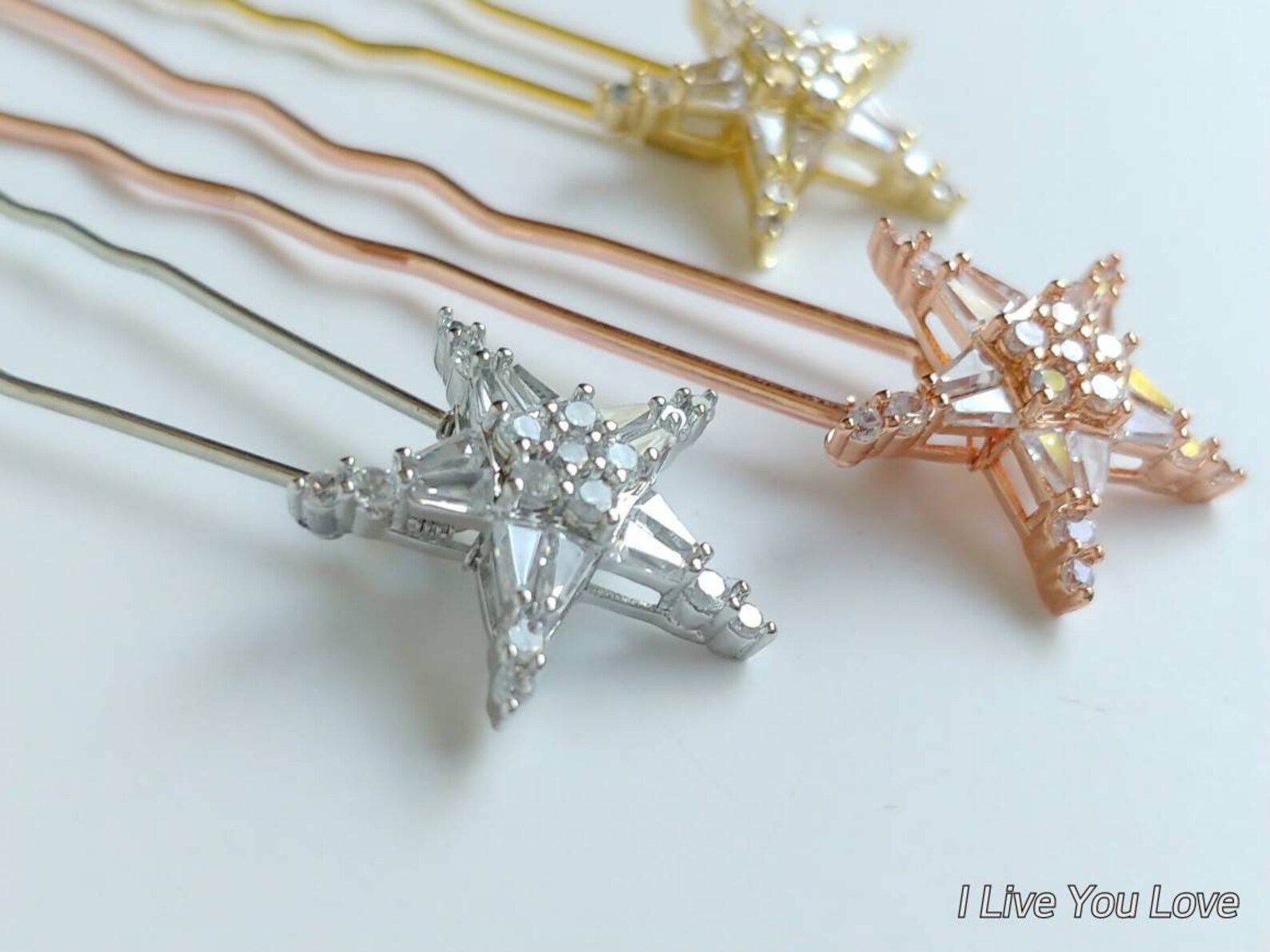 Star Hair Pin-Bridal Hair Accessories-Wedding Hair | Etsy