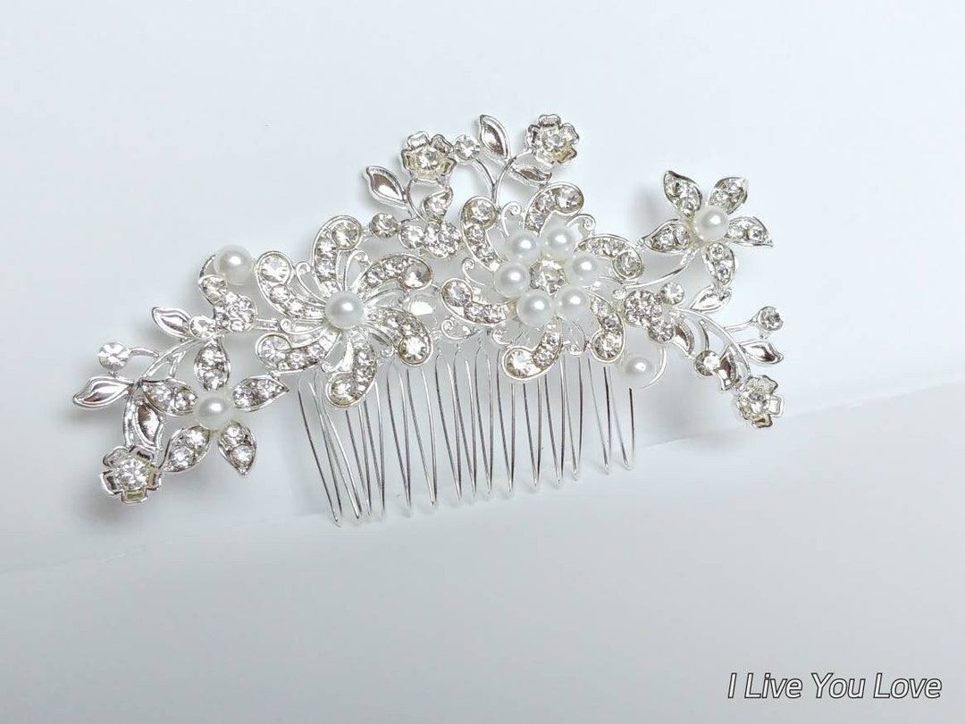 Mouse Ears Hidden Mickey Bridal Hair Comb-disney Wedding-bridal Hair ...