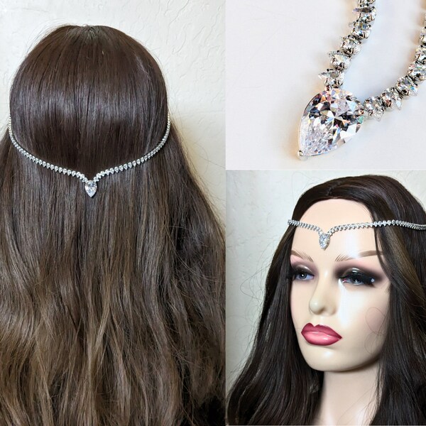 Teardrop Headpiece - Etsy