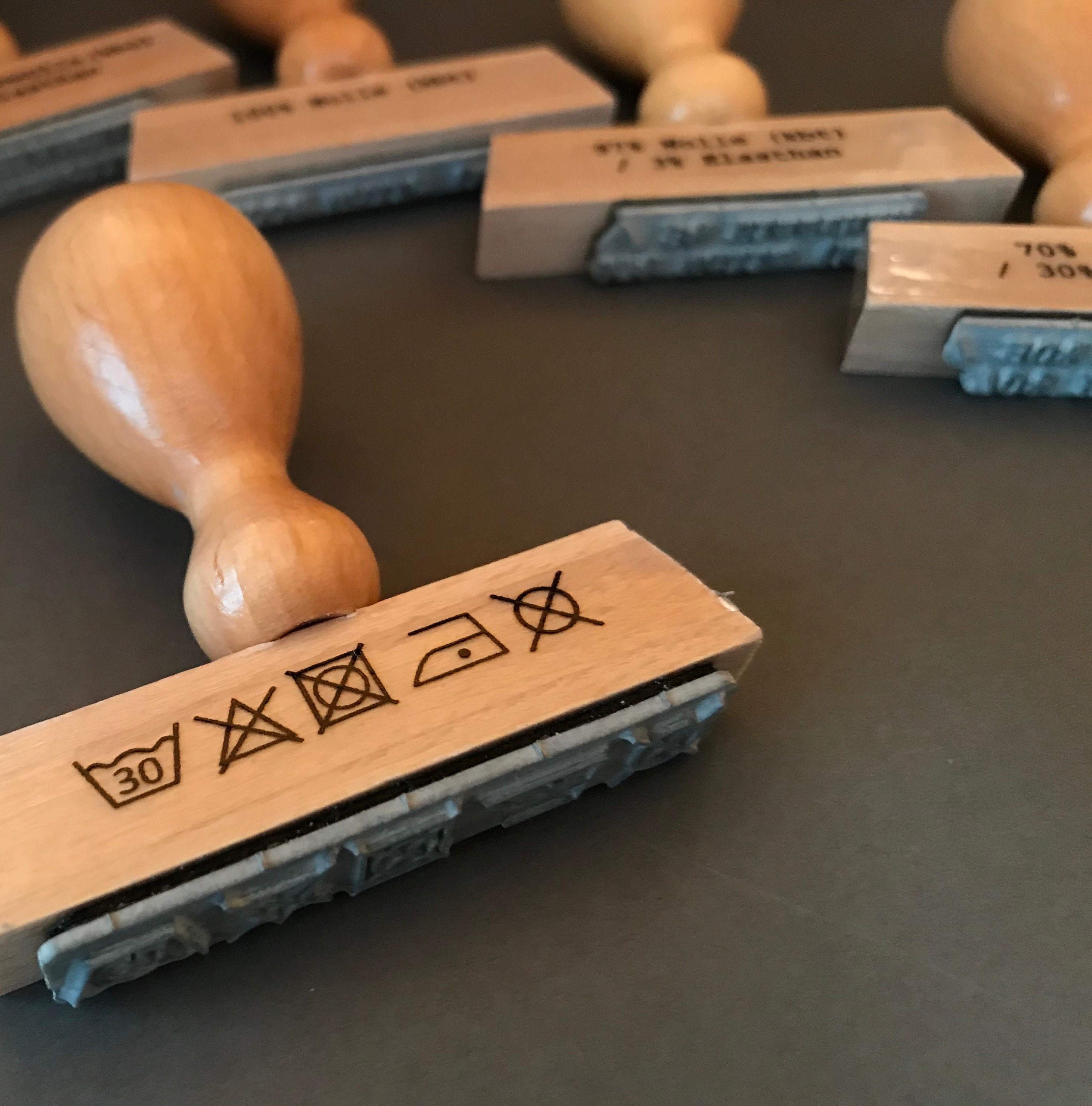 Wäschestempel unausgefüllt oder bereits fertig - du wählst ...