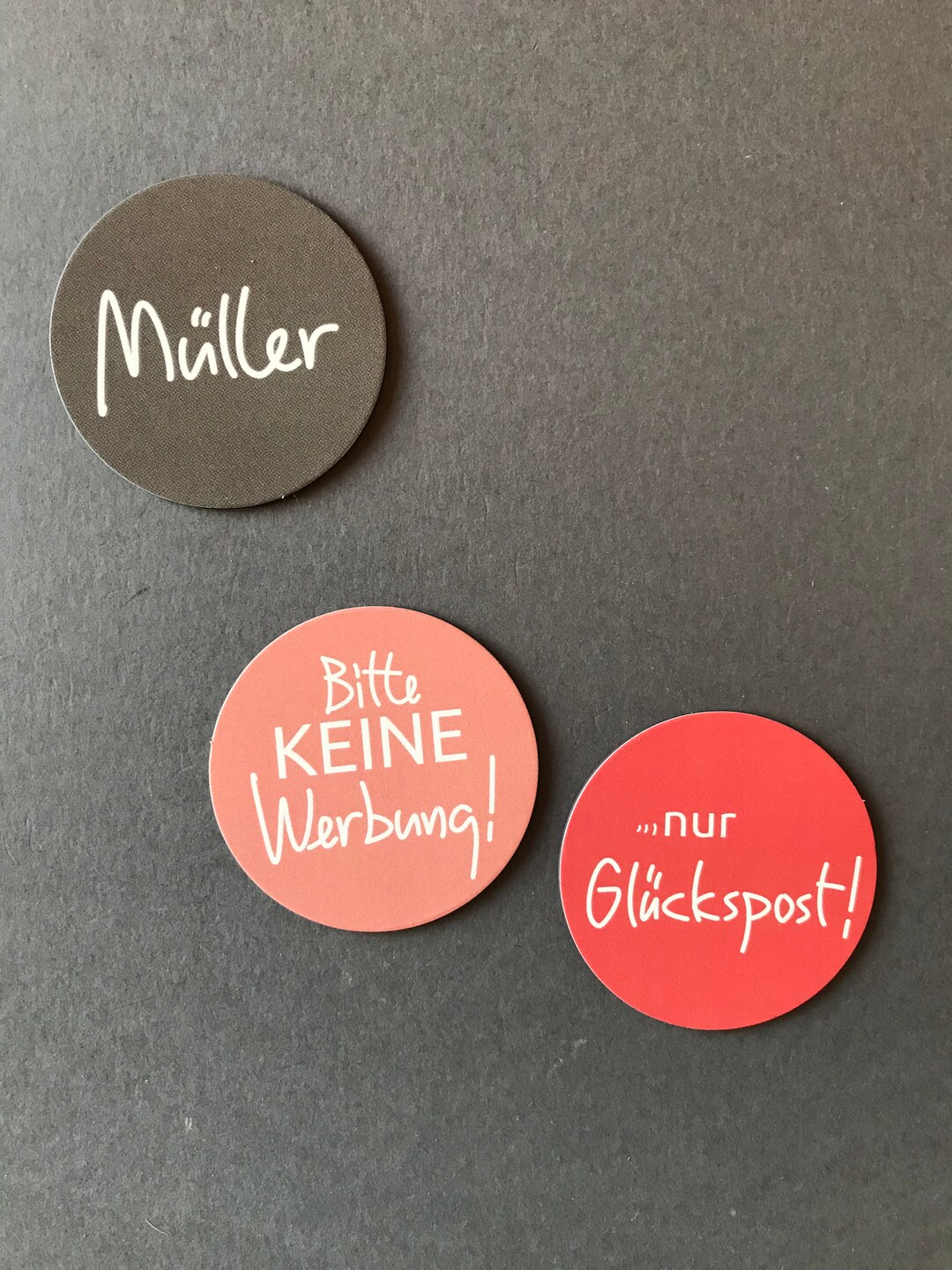 2 aimants only Lucky Mail ou Only Love Letters en lot de 2 avec Please ...