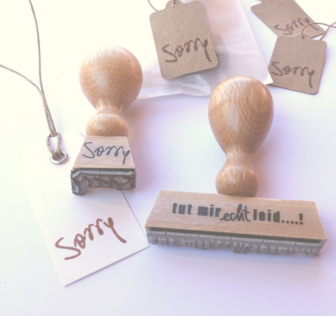 Fine Stamp "sorry" - Say "excuse Me!" and "i'm Sorry..." - Mistakes Are ...