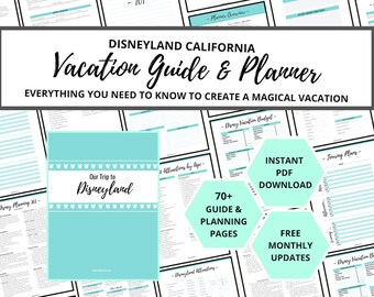 Disneyland Planning Guide - Etsy