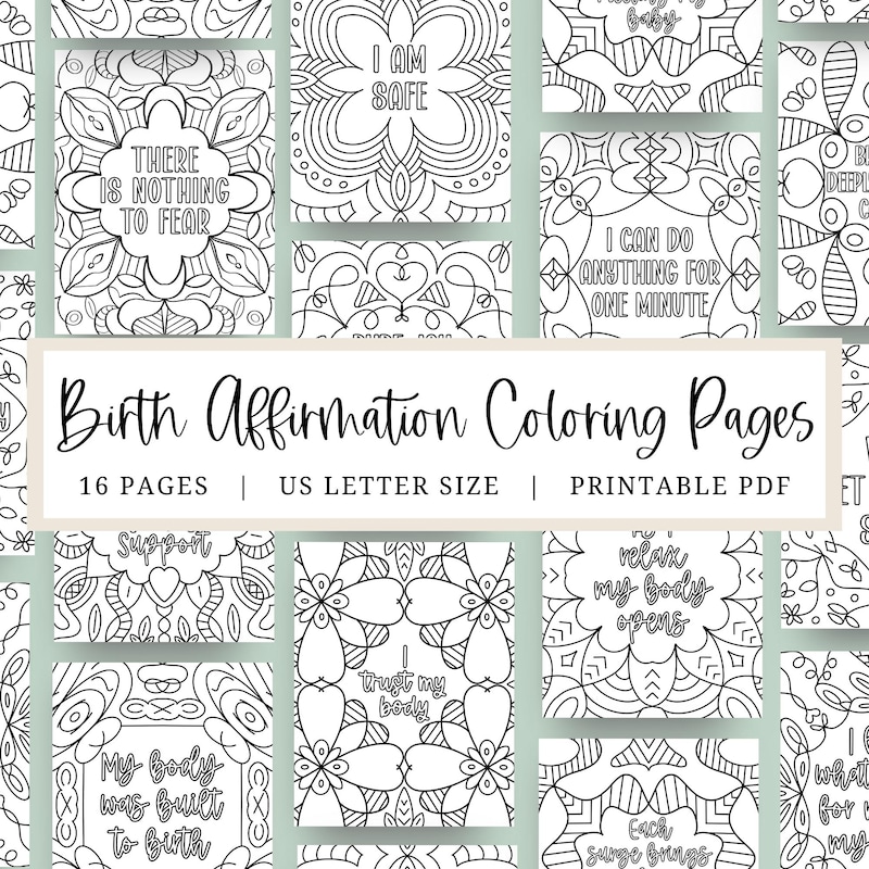 Pregnancy Colouring Pages - Etsy UK