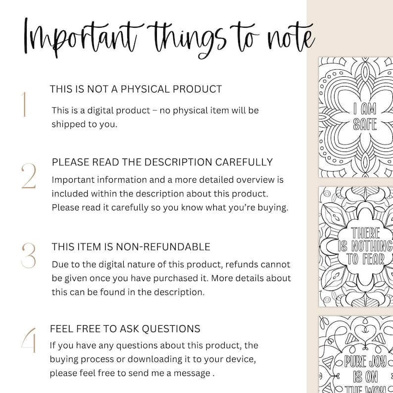 Set of 16 Birth Affirmation Coloring Sheets for Pregnancy Print at Home ...