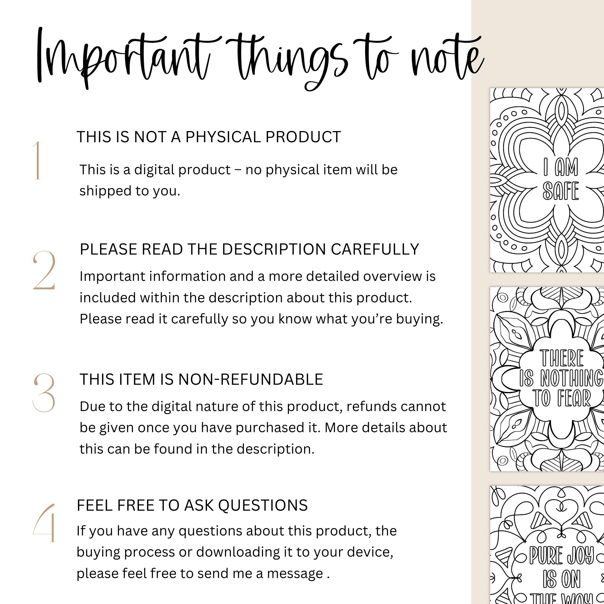 Set of 16 Birth Affirmation Coloring Sheets for Pregnancy Print at Home ...