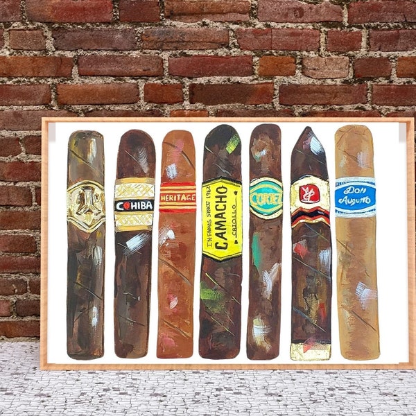 Cigar Art - Etsy