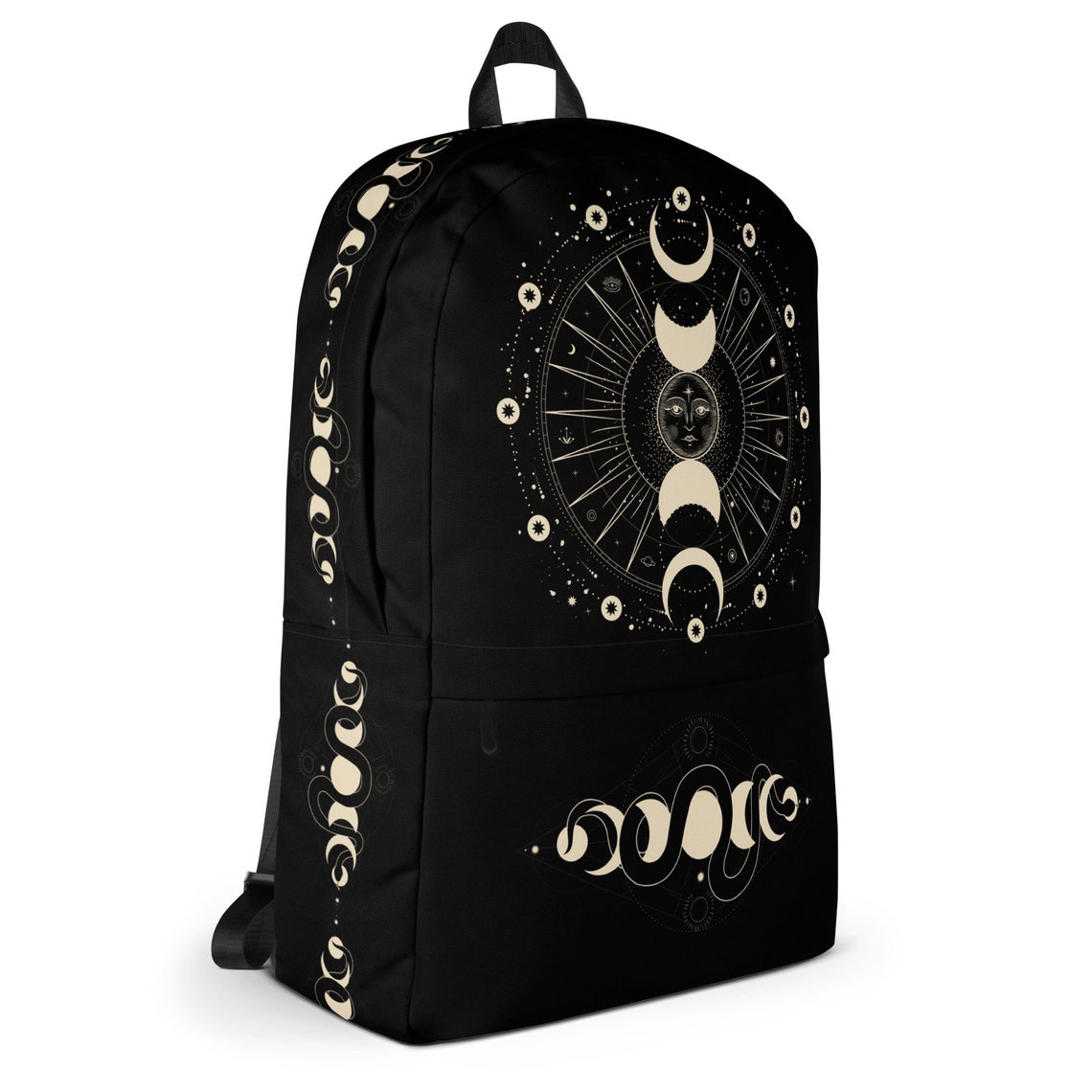 Celestial Serpent Luxepack Luna Snake Sun Spiritual Backpack Travel Bag ...