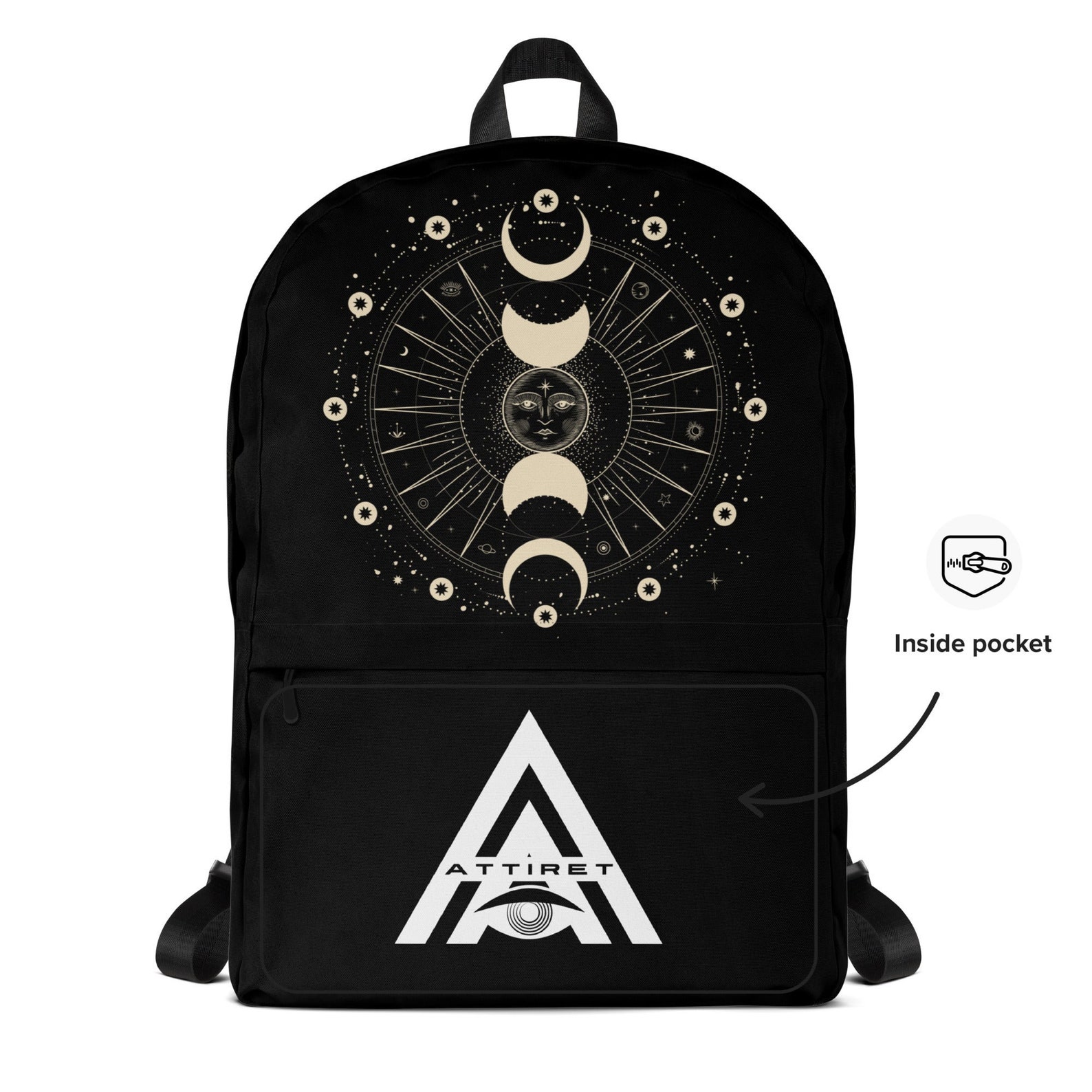 Celestial Serpent Luxepack Luna Snake Sun Spiritual Backpack Travel Bag ...
