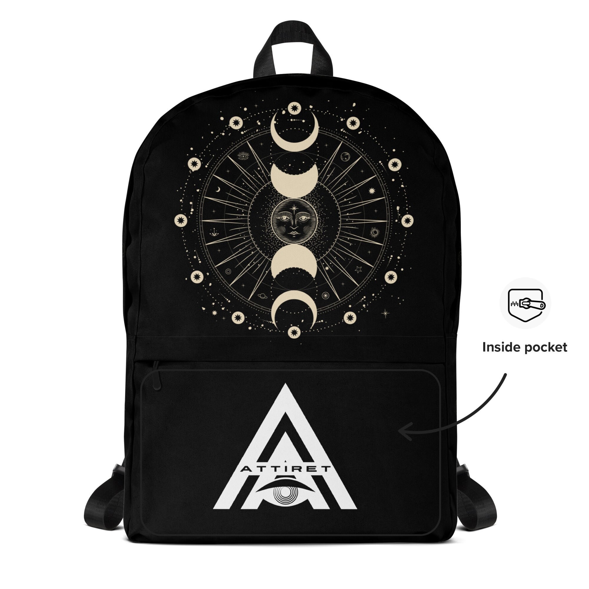 Celestial Serpent Luxepack Luna Snake Sun Spiritual Backpack Travel Bag ...