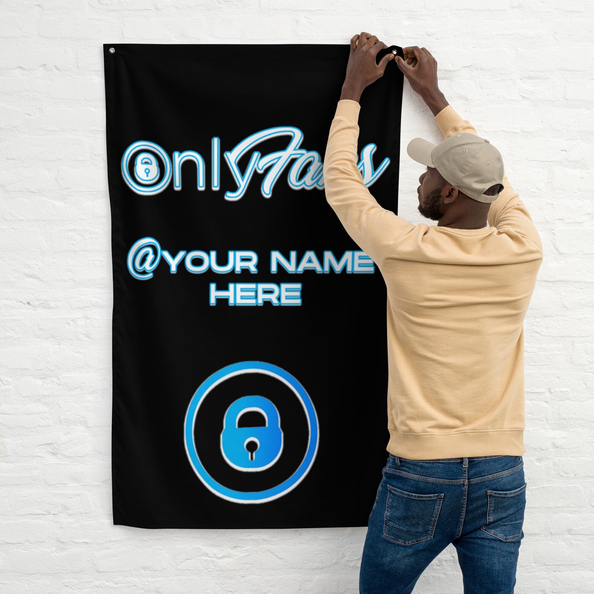 Personalized Custom ONLYFANS Flag Banner Content Creator, Gifts, Gifts ...
