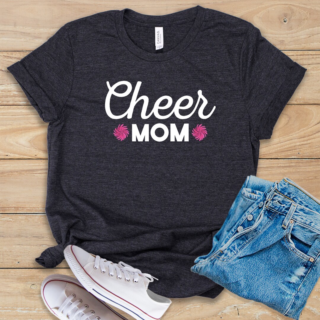 Cheer Mom Shirt Tank Top Hoodie Cheerleading T-shirt Cute Cheerleader ...