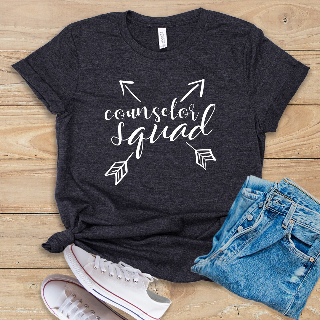 Counselor Squad Shirt Tank Top Hoodie School Counselor Counselor Shirt ...