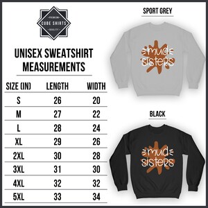 Mud Sisters Shirt Tank Top Hoodie Cute Mud Run T-shirt 5K Mud Run Funny ...