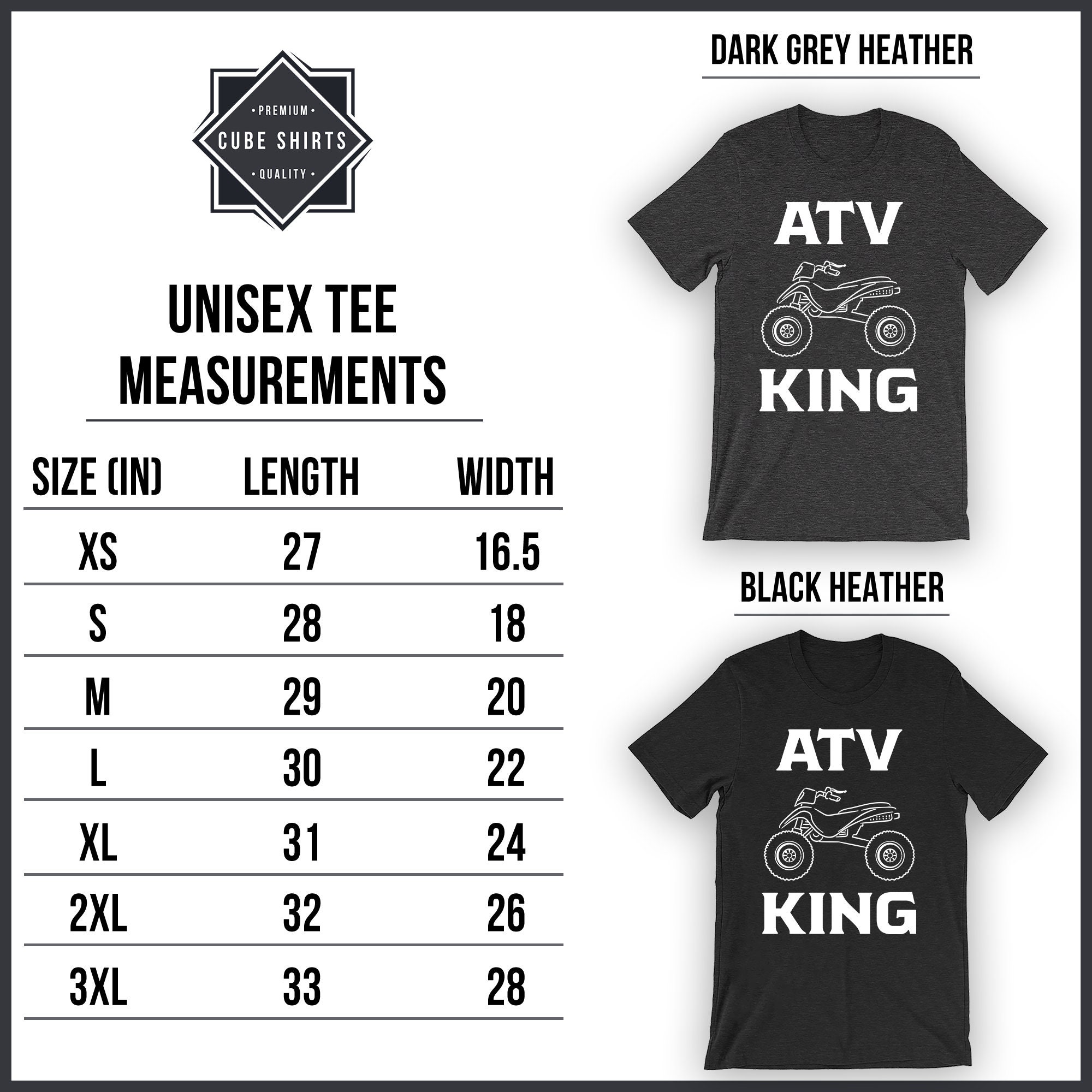 ATV King Shirt Tank Top Hoodie Funny Atv Riding Shirt - Etsy