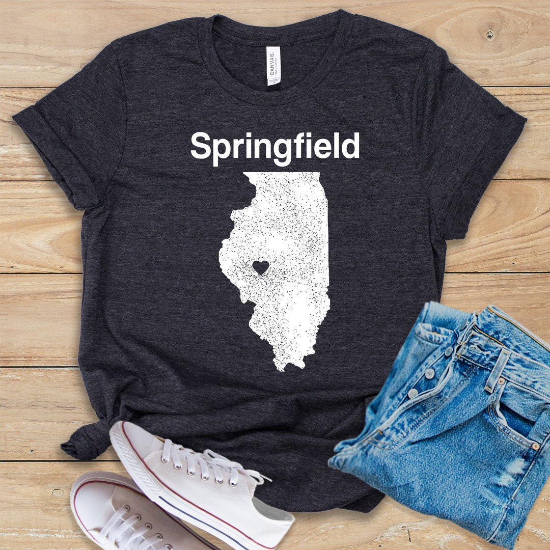 Springfield Illinois Shirt Tank Top Hoodie Springfield Illinois Gift ...