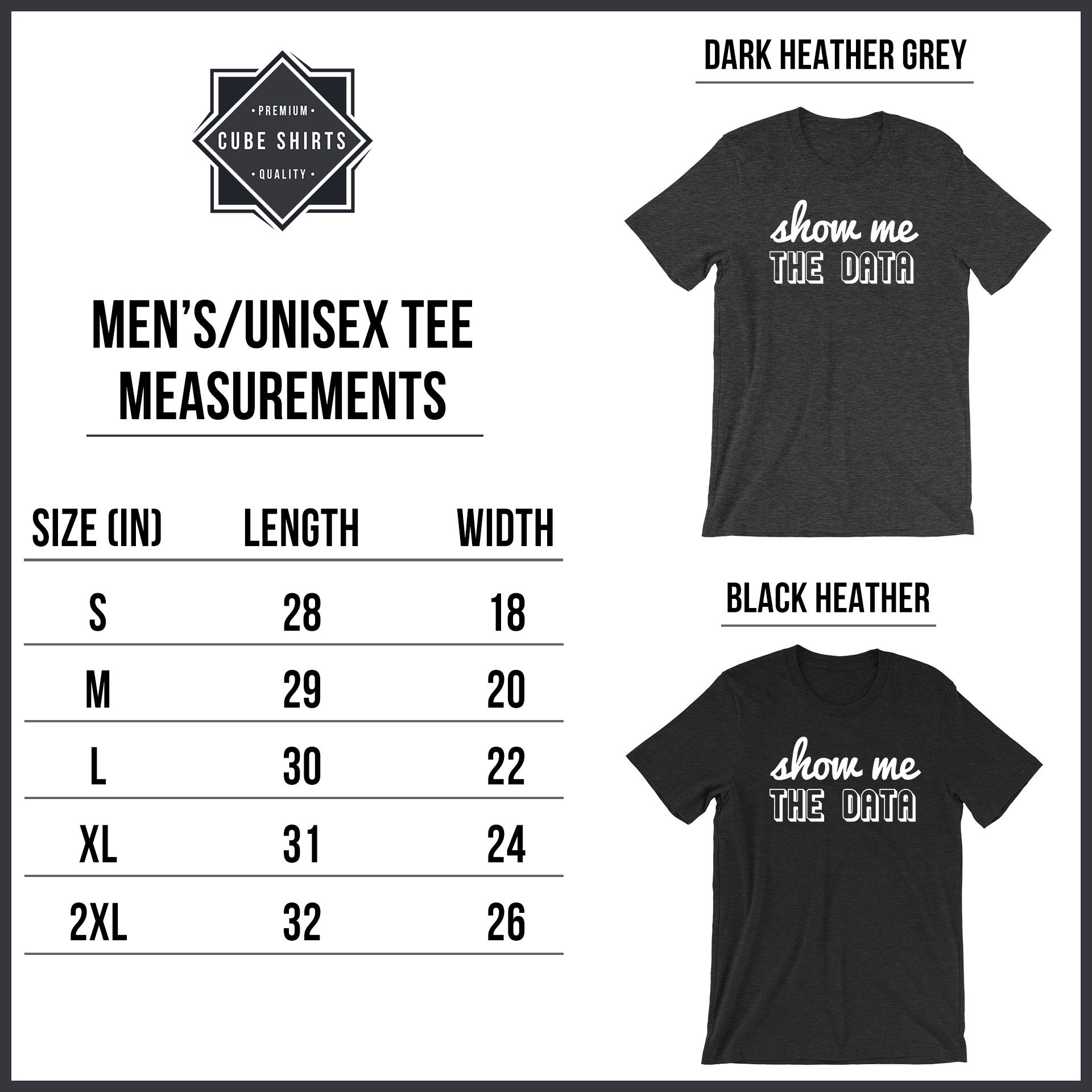 Show Me the Data Shirt Tank Top Hoodie Data Analyst | Etsy