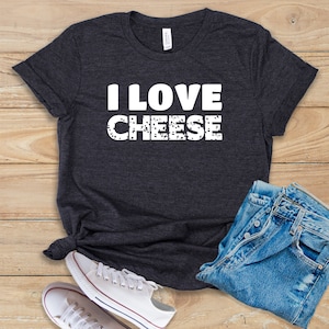 I Love Cheese Shirt Tank Top Hoodie Cheese Shirt Cheese Lover Macaroni ...