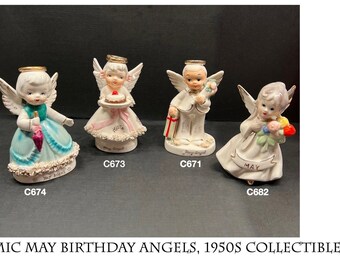 Ceramic Birthday Angels - Etsy