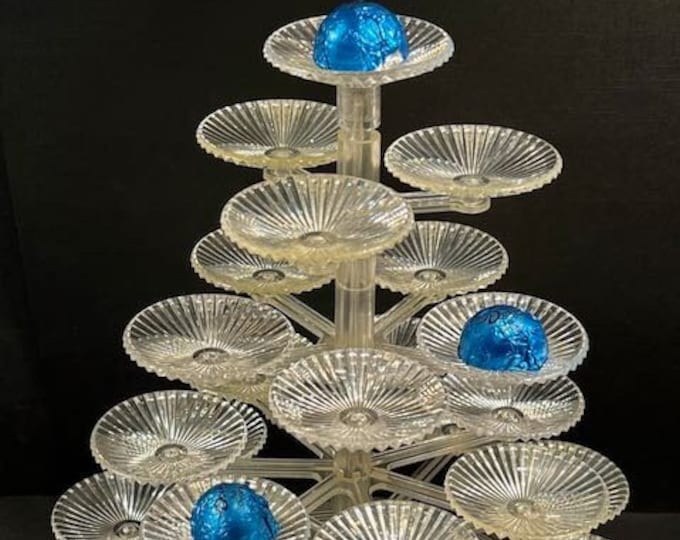 Vintage Treat Tree Union Products Plastic 'crystal Tree' Candy Hors D ...