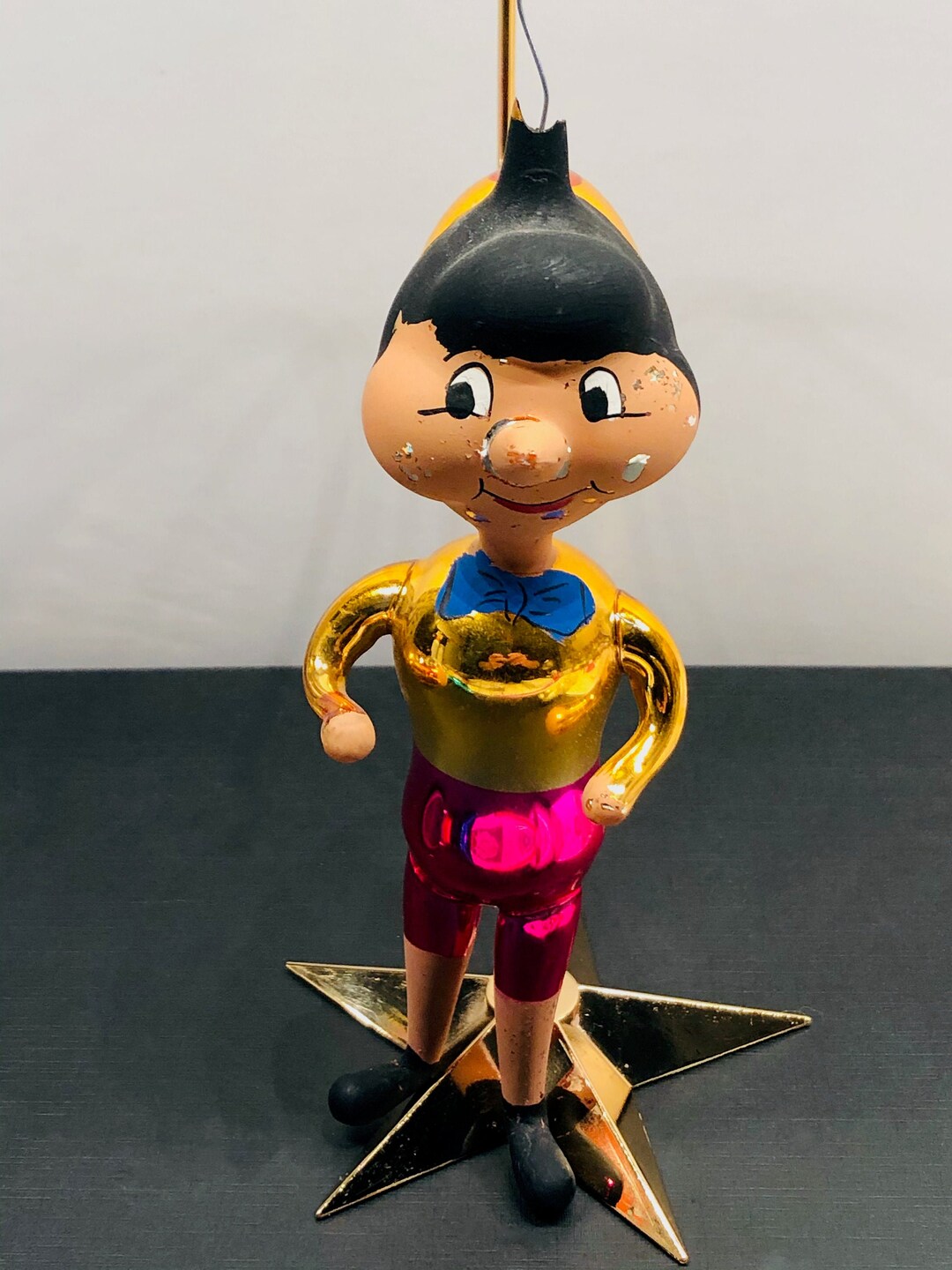 Rare Pinocchio Italian Glass Christmas Tree Ornament Mouth - Etsy