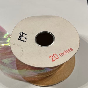 RARE Vintage Cellophane Ribbon Color Changing 1950s 1/2 Large Roll MCM ...