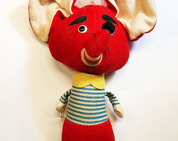 Vintage Topo Gigio Mouse, Italian Icon of Pop Culture, Puppet, Ed ...