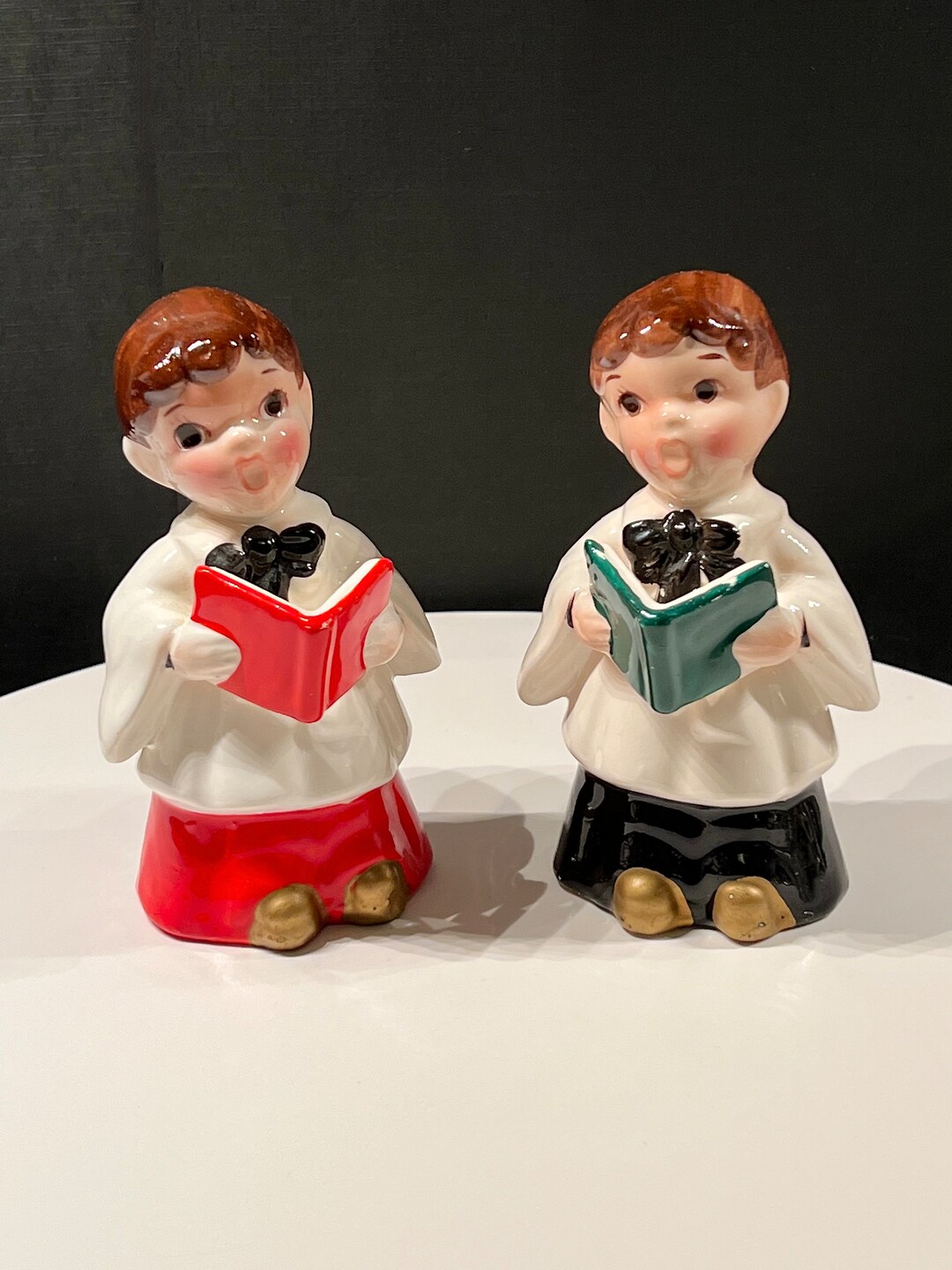 Vintage Kreiss 1958 Pair of Boy Carolers Christmas Choir - Etsy
