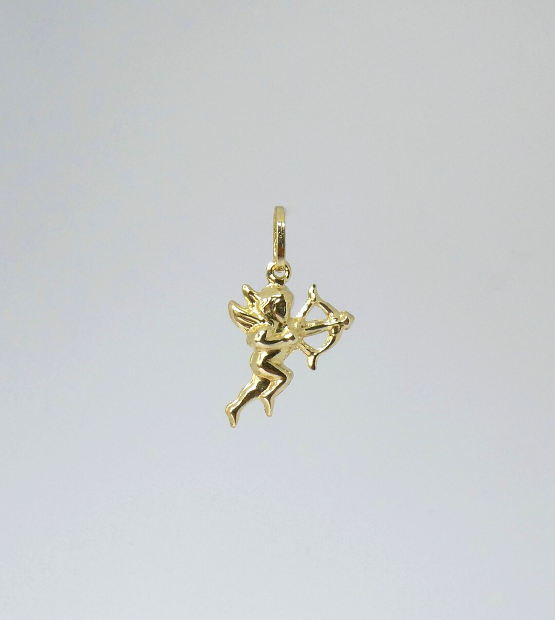 Cherub Charm Solid 9ct Gold - Etsy