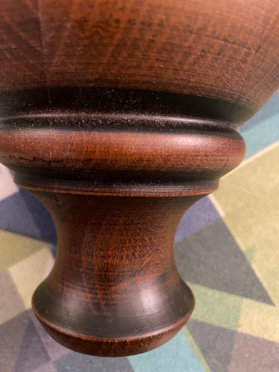 2 X Dark Solid Wood Victorian Style Furniture Legs Feet Dark | Etsy