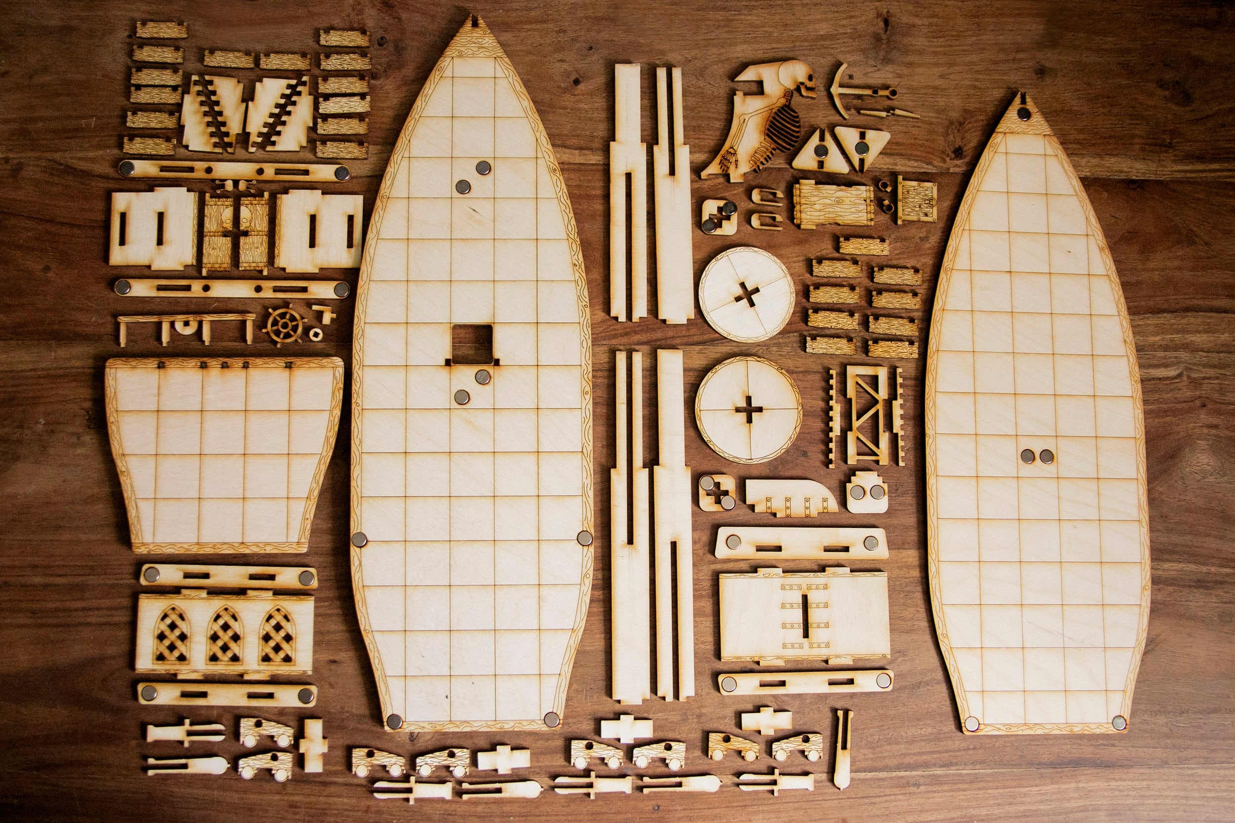 Pirate Ship Dungeons and Dragons RPG Wooden Laser Cut - Etsy