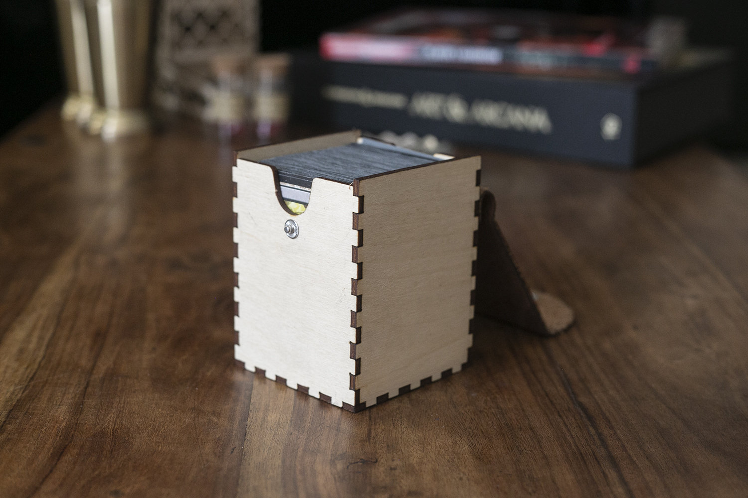 Commander Deck Boxes Customizable Real Leather Wooden - Etsy