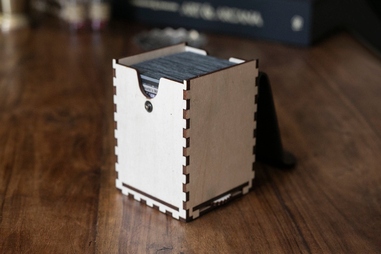 Commander Deck Boxes Customizable Real Leather Wooden - Etsy UK