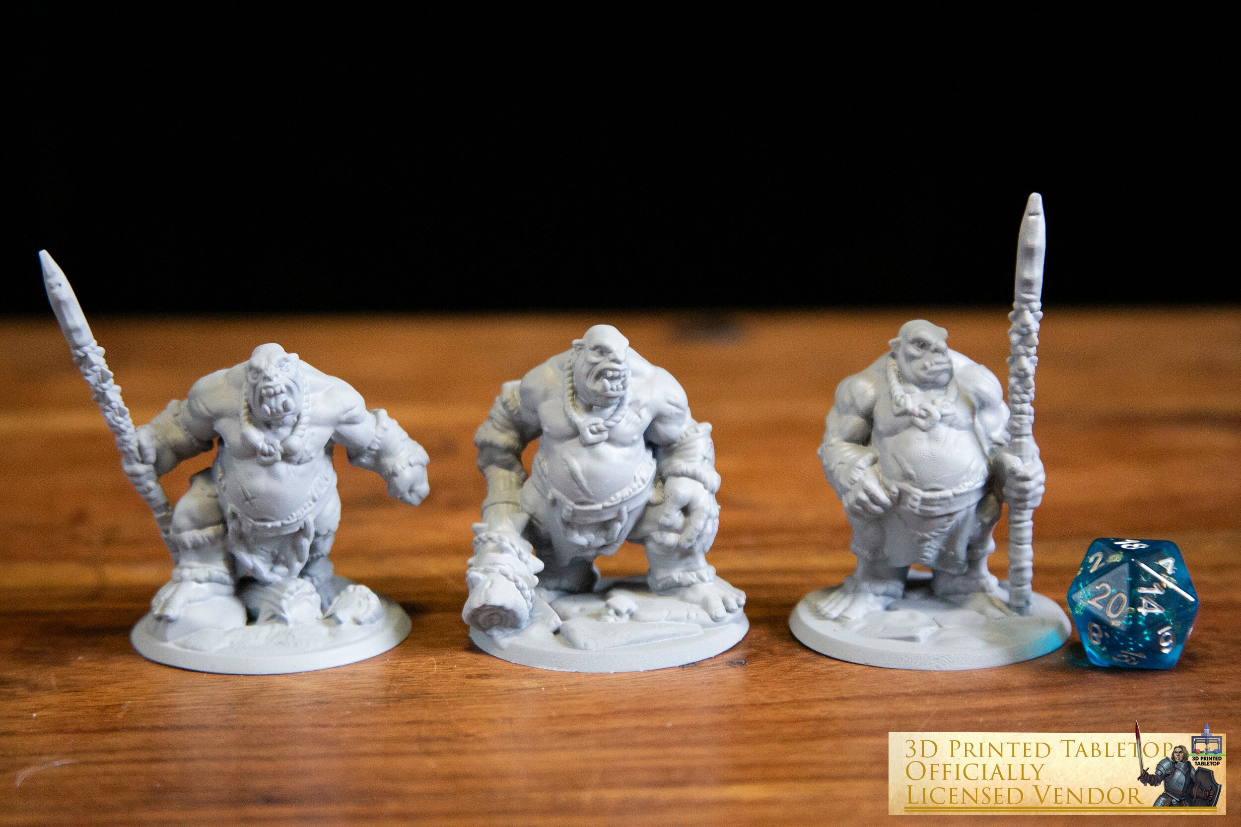 Ogre Sets Dungeons and Dragons RPG 3D Printed Miniature - Etsy UK