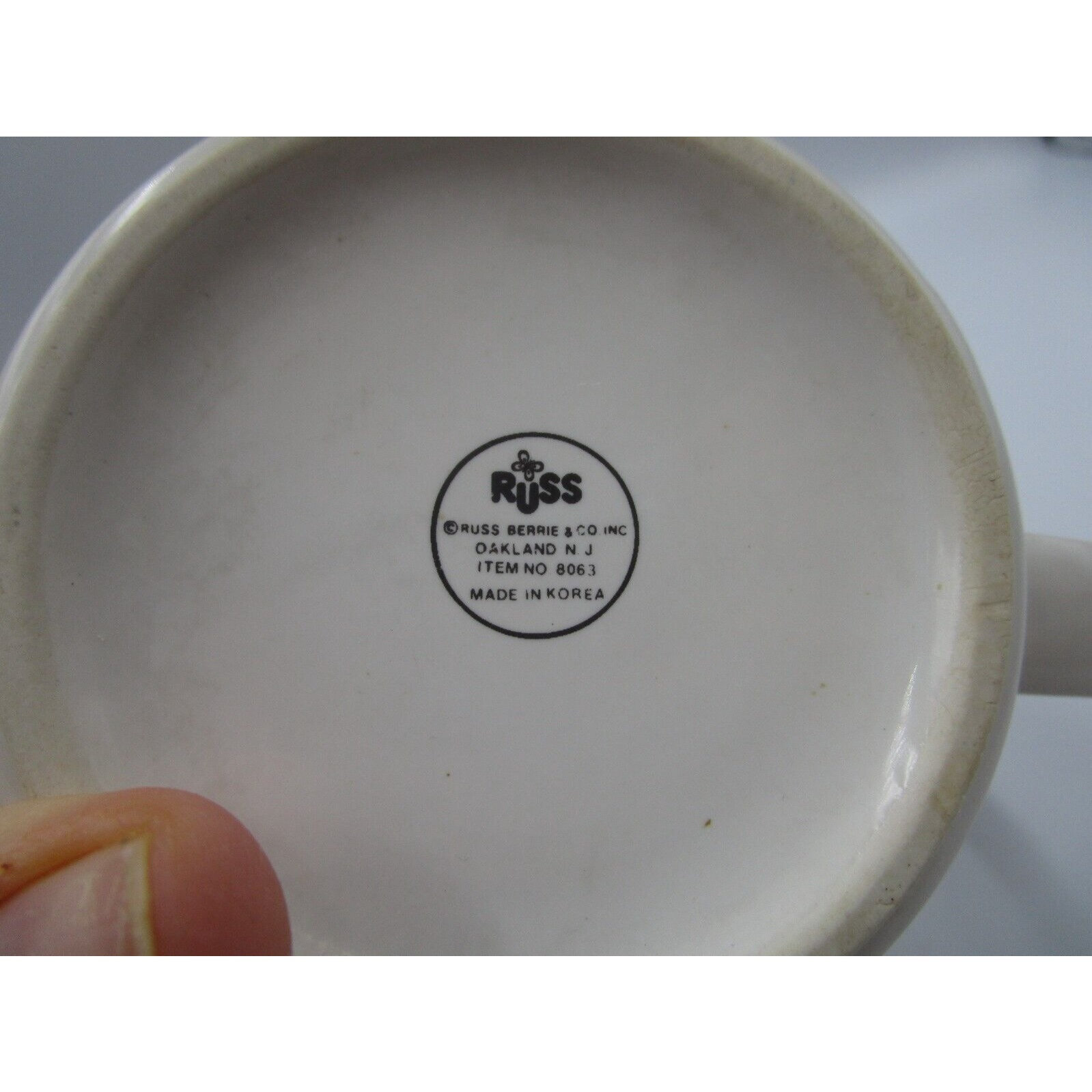 Vintage Get Well Soon Russ Berrie Mug Coffee Cup Gift, Oakland NJ ...