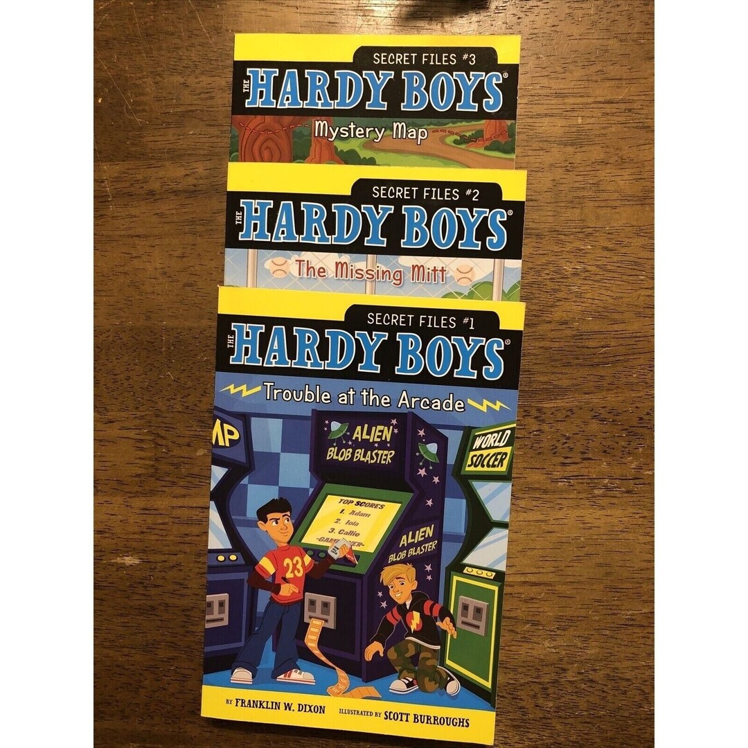Hardy Boys: the Secret Files-#1,#2,#3, Dixon Burroughs - Etsy